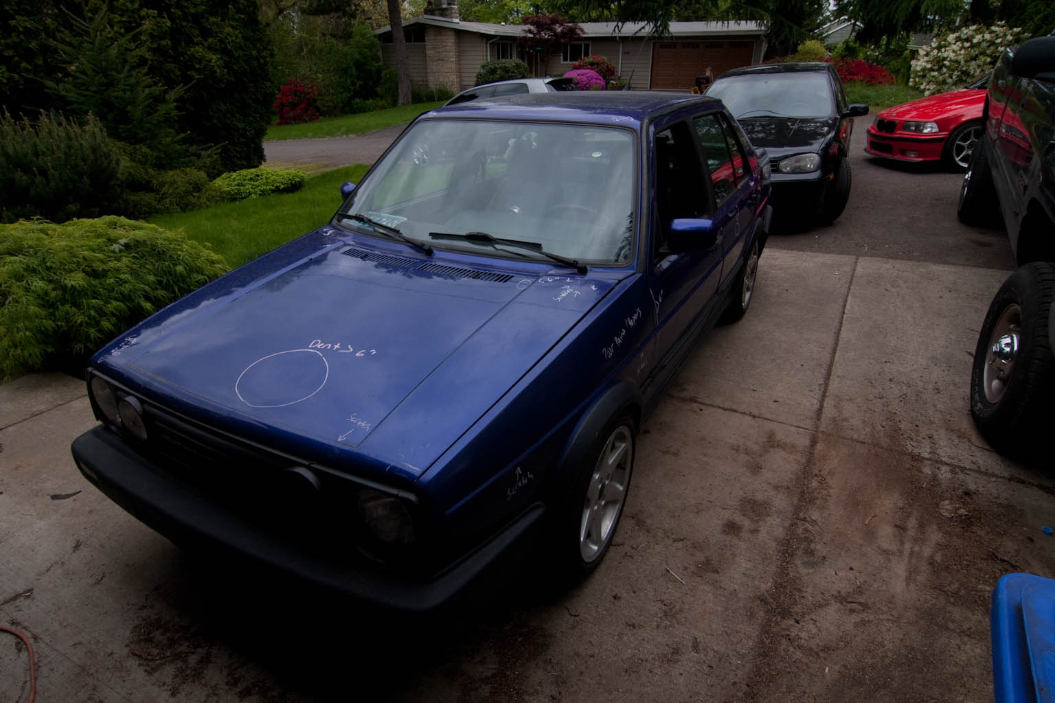 FS: PDX 91 Jetta GLI TDI ALH Swap - rear ended, 50mpg, big turbo, must ...