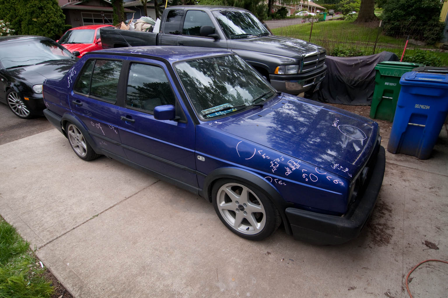 FS: PDX 91 Jetta GLI TDI ALH Swap - rear ended, 50mpg, big turbo, must ...