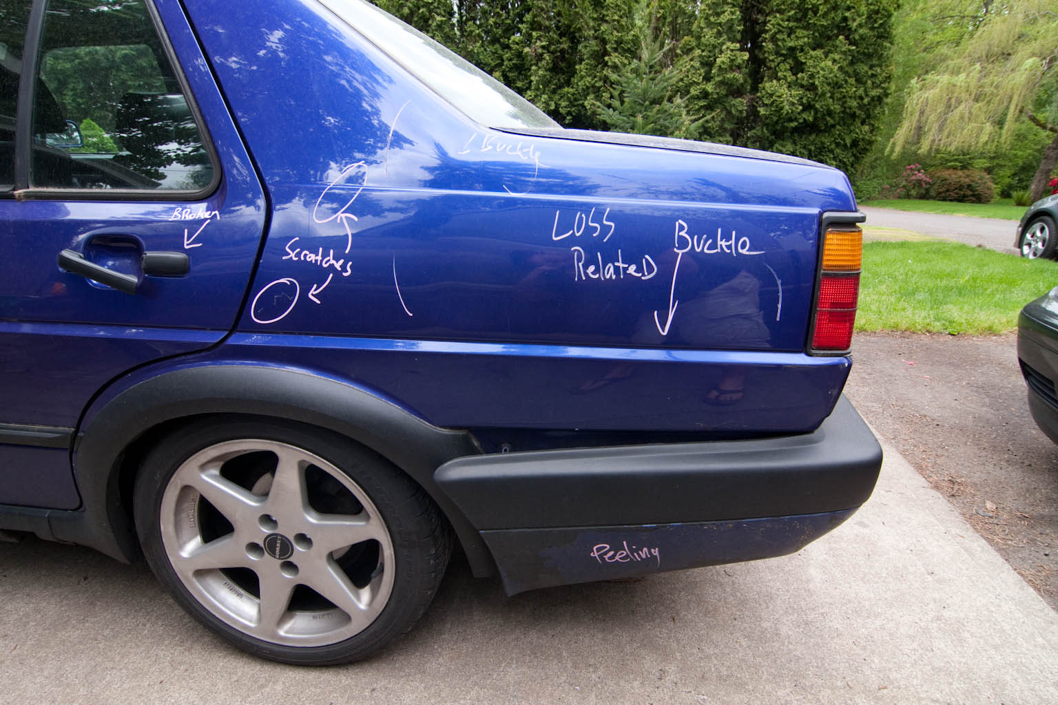 FS: PDX 91 Jetta GLI TDI ALH Swap - rear ended, 50mpg, big turbo, must ...